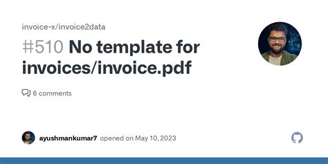 No Template For Invoicesinvoicepdf · Issue 510 · Invoice X
