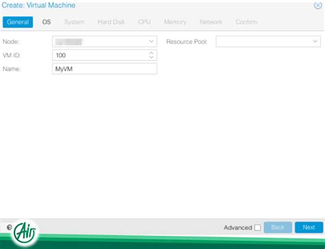 Create VM On Proxmox Airoserver Cloud Hosting Solutions