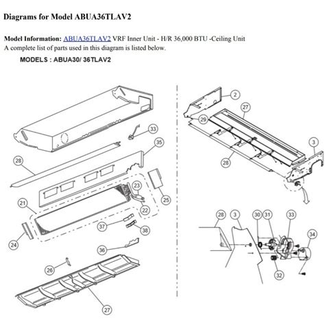 Fujitsu K9360429032 Aka 9360429032 Drain Pan Abua30~36 Vab Dw Air