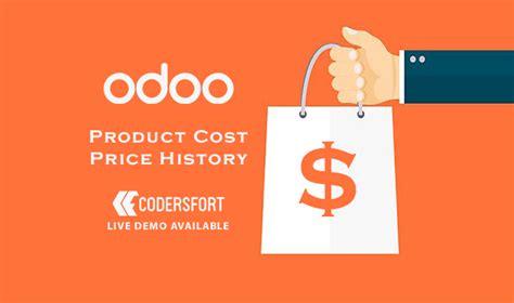 Odoo Product Cost Price History CodersFort