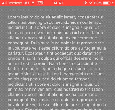 Ios Shrink Navigation Bar On Scroll Based On A Scroll View Stack Overflow