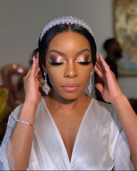 Black Wedding Makeup Glam Bride Makeup Black Bridal Makeup Bridal