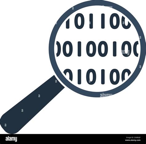 Data Analysing Icon Stock Vector Images Alamy