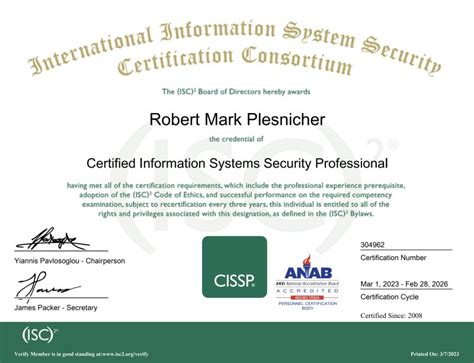 R Mark Plesnicher On Linkedin Cissp Cpp Iso37001 Security
