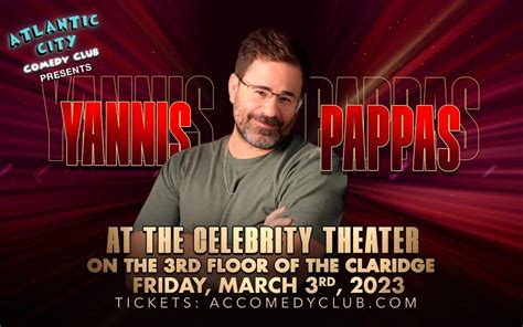 Yannis Pappas At The Celebrity Theater Atlantic City Comedy Club