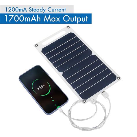 6w 5v Portable Solar Cell Panel Sunpower Charging Grandado