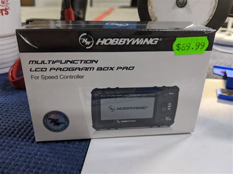 Hobbywing Lcd Program Card G3 Pro With Bluetooth And Data Logging