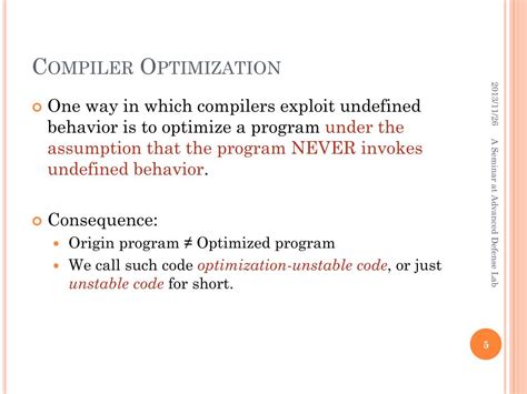 Ppt Towards Optimization Safe Systems Analyzing The Impact Of