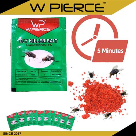 Fly Killing Bait Powder Flies Killer 10 Pcs Bag Fly Attractant Medicine