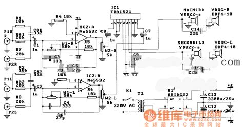 Edifier Subwoofer Circuit Amplifier Circuit Circuit Diagram SeekIC Com