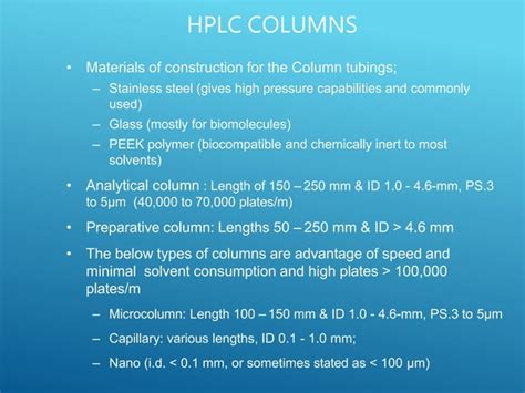 Hplc Principle Instrumentation And Application Pptx
