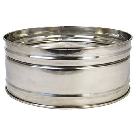 Stainless Steel Tamis Sieve 12 Inc 3 X Mesh