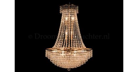 Zakkroonluchter 15 lichts kristal brons Ø58cm Livia Kristallen