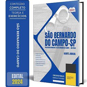 Apostila Prefeitura de São Bernardo do Campo SP 2024 Agente Judicial