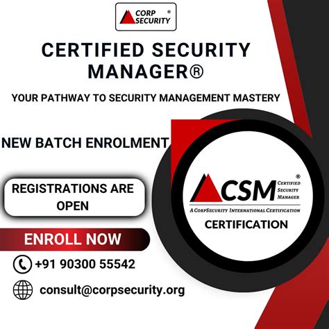 Csmcertification Securitymanagement Leadershipexcellence