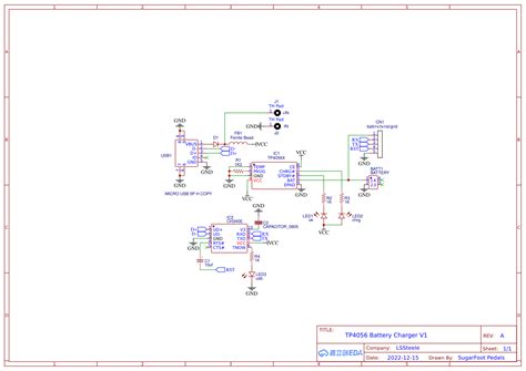 Usb Adapter With Battery Charger Oshwlab