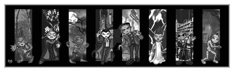 Toon Classic Horror Grouping Panel By Richbernatovech On Deviantart
