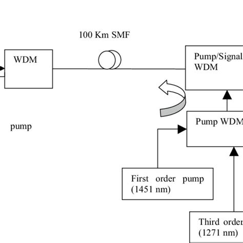 System Setup Of Distributed Fiber Raman Amplification Employing Higher