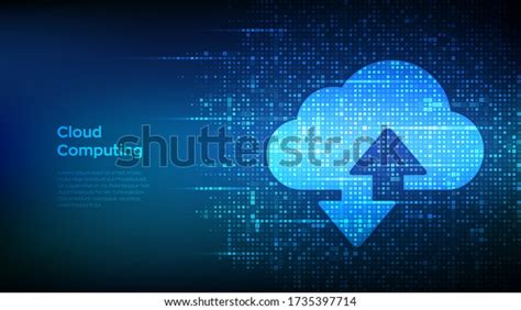 Cloud Technology Background Cloud Computing Cloud Stock Vector Royalty