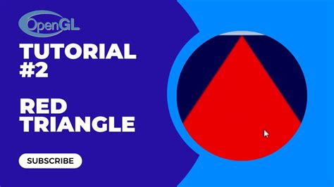 Tutorial Opengl 2 Red Triangle Youtube