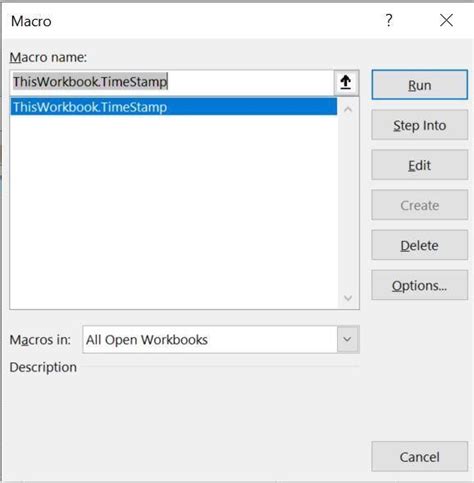 How To Add A Timestamp To An Excel Record