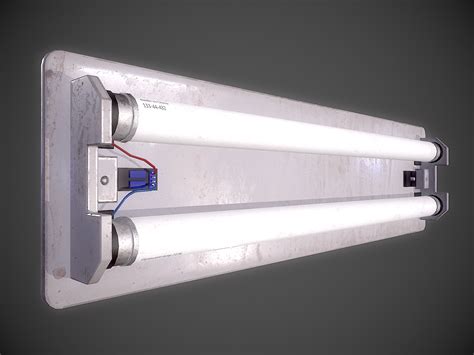 Flourescent Lamp Cgtrader