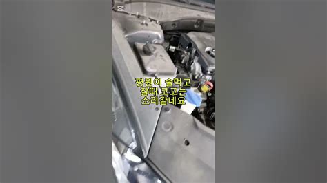 엔진 가속안됨 악셀 소음 따라라락 자동차 Shorts Youtube