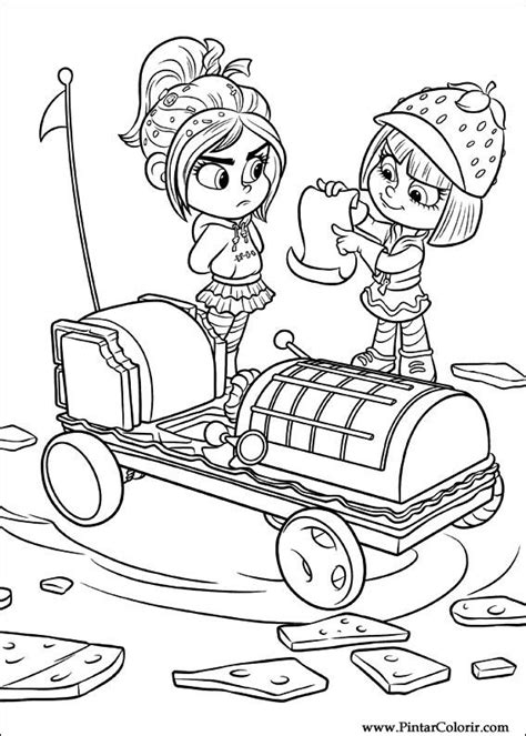 Desenhos Para Pintar E Colorir Detona Ralph Imprimir Desenho 017
