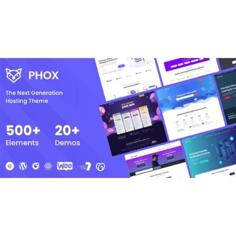 Phox Hosting Wordpress And Whmcs Theme At 349 Only Wpshop