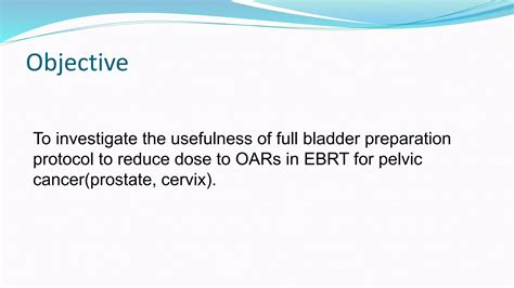 Bladder Protocol Is It Necessary Ppt