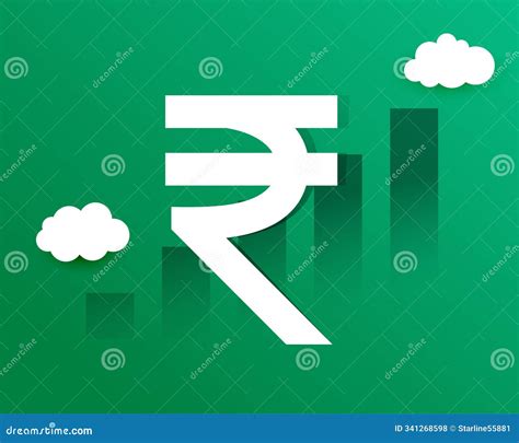 Digital Rupee Technology Circuit Background Design Cartoon Vector
