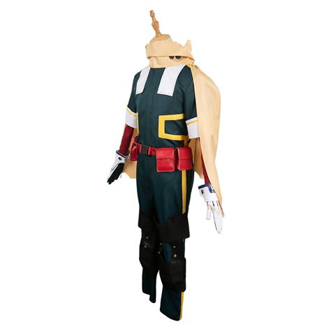 Izuku Midoriya Adult Green Outfit Combat Suit Party Carnival Halloween