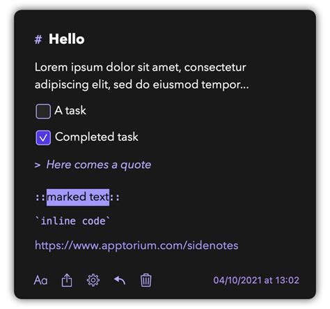 SideNotes Apptorium Apptorium