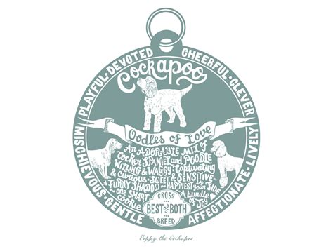 Ts For Cockapoo Lovers Hand Made Prints By The Enlightened Hound