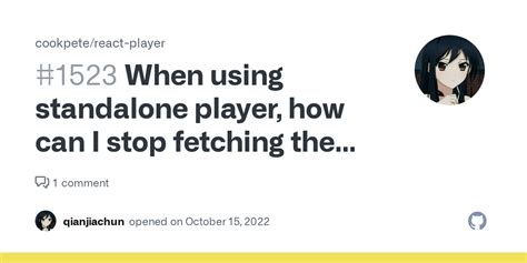 When Using Standalone Player How Can I Stop Fetching The Previous Live