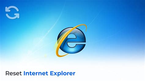 Tutorial Reset Internet Explorer YouTube