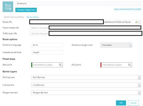 Arcgis Portal Using Esri Web AppBuilder Directions Widgets Geographic Information Systems