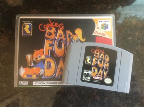 Conkers Bad Fur Day Poster Rinputx