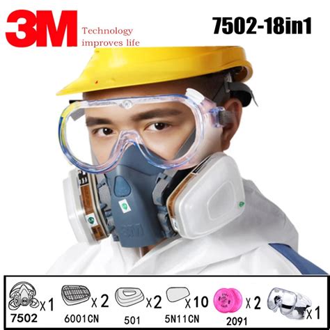 M Scara Respirat Ria De Seguran A 3m Antipoeira Pintura E Spray 18