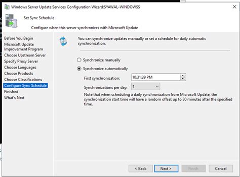 Windows Server Update Services Pada Windows Server 2019