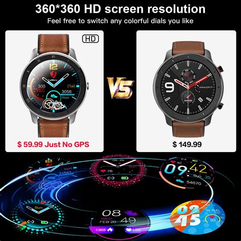 Torntisc Elf2 360 360 Full Touch Hd Ltps экран Смарт часы для мужчин