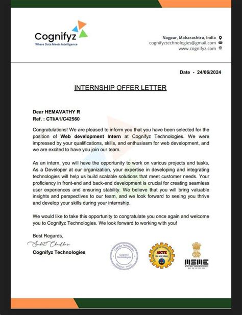 Hemavathy R On Linkedin Cognifytechnologies Webdevelopment