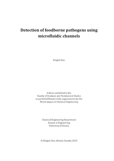 pdf detection of foodborne pathogens using microfluidic