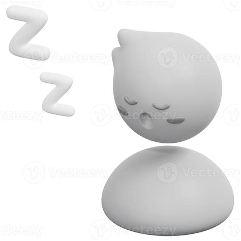 Sleepy 3d Render Icon Illustration 11651845 Png