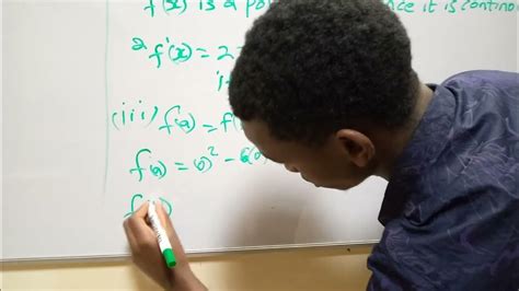 Verification Of Rolles Theorem Calculus Iii Youtube