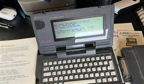 A Look At The Atari Portfolio Rretrocomputing