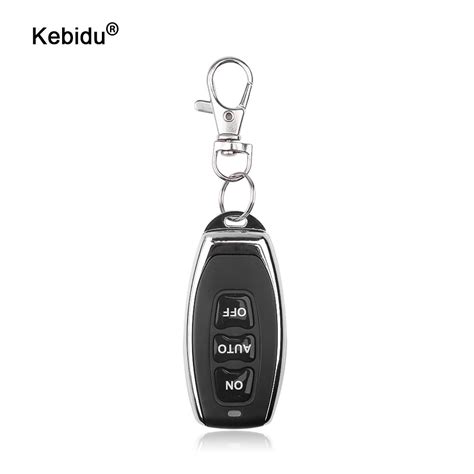 Kebidu Wireless 3 Buttons Remote Control Duplicator Copy Code 433Mhz Frequency For Electric Ga