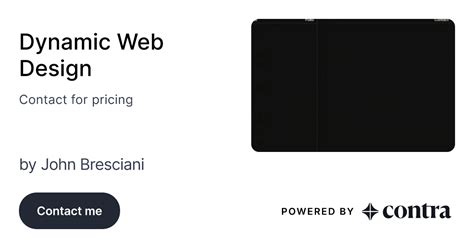 Dynamic Web Design By John Bresciani