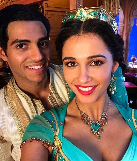 Princess Jasmine Naomi Scott And Aladdin Mena Massoud In Aladdin