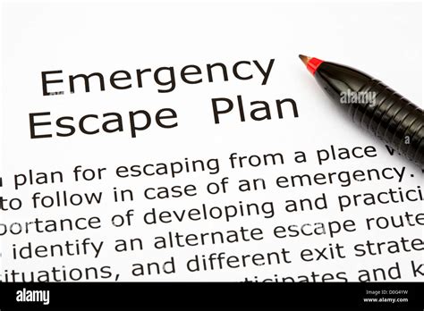 Emergency Evacuation Plan High Resolution Stock Photography And Images Alamy